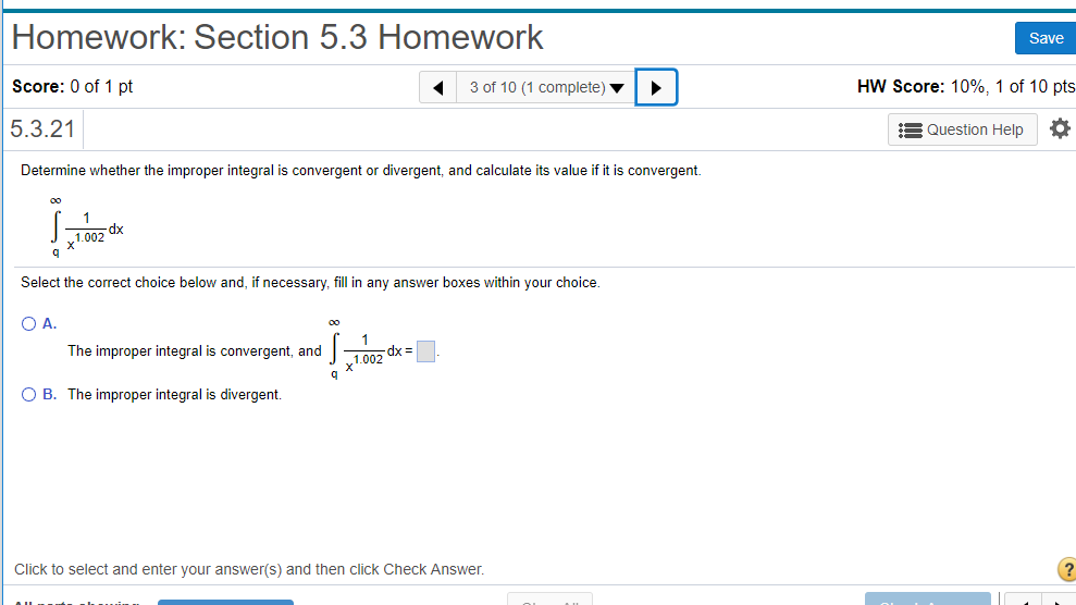 Solved Homework Section 5 3 Homework Score 0 Of 1 Pt 5 3 7