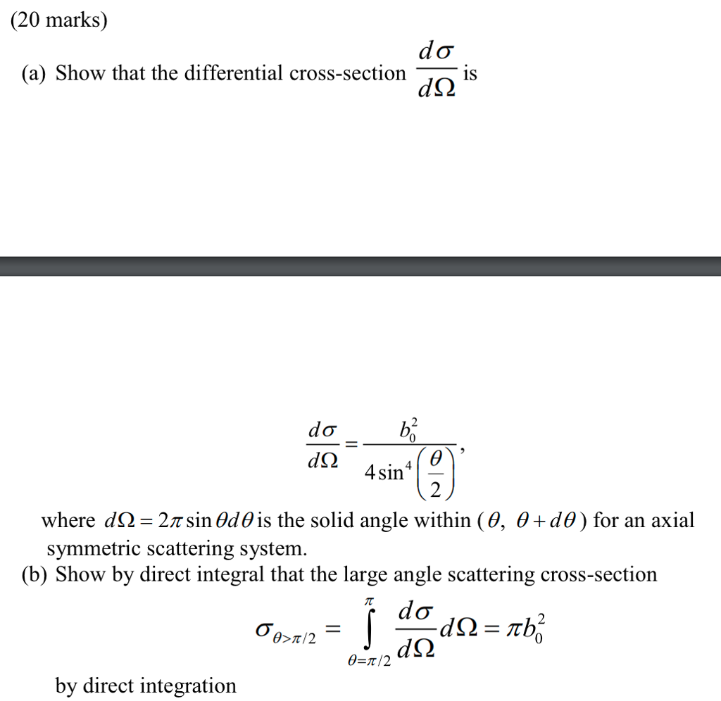 Solved (20 marks) (a) Show that the differential | Chegg.com