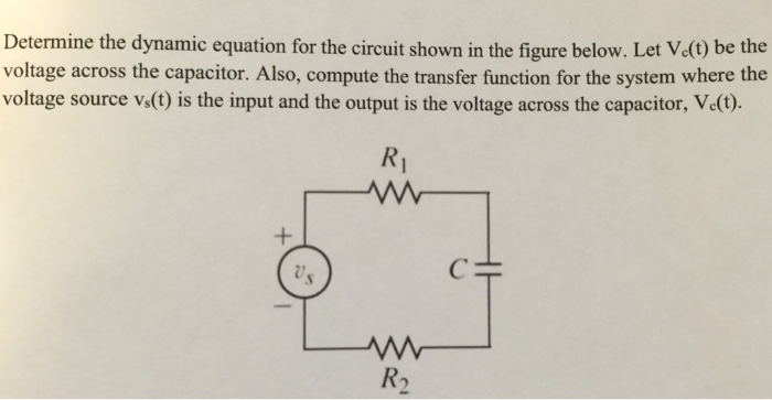 Solved Determine the voltage across voltage source dynamic | Chegg.com