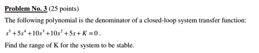 Solved The following polynomial is the denominator of a | Chegg.com