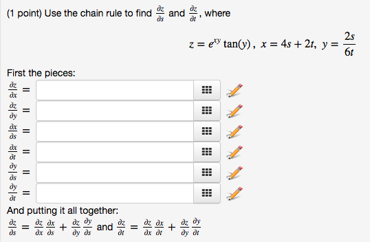 Solved Use the chain rule to find partial differential | Chegg.com