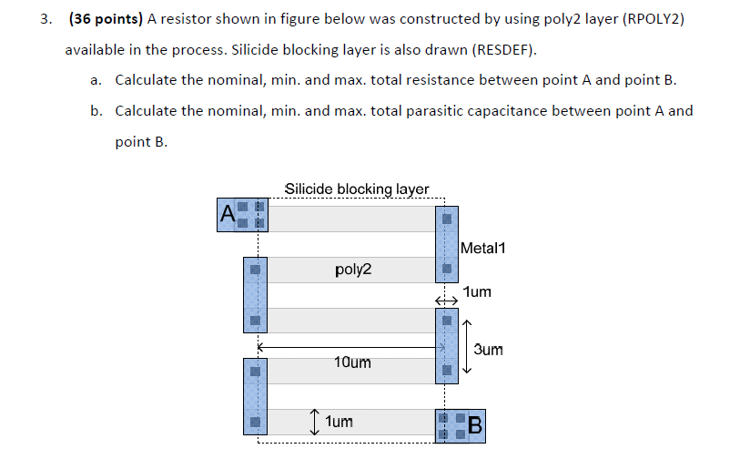 Solved A resistor shown in figure below was constructed by | Chegg.com