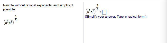 Solved Rewrite without rational exponents, and simplify, if | Chegg.com