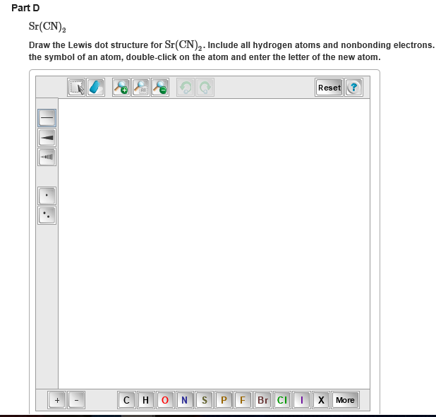Solved Sr(CN)_2 Draw the Lewis dot structure for Sr(CN)_2. | Chegg.com