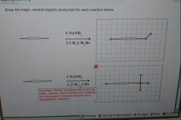 Solved Draw the major, neutral organic product(s) for each | Chegg.com