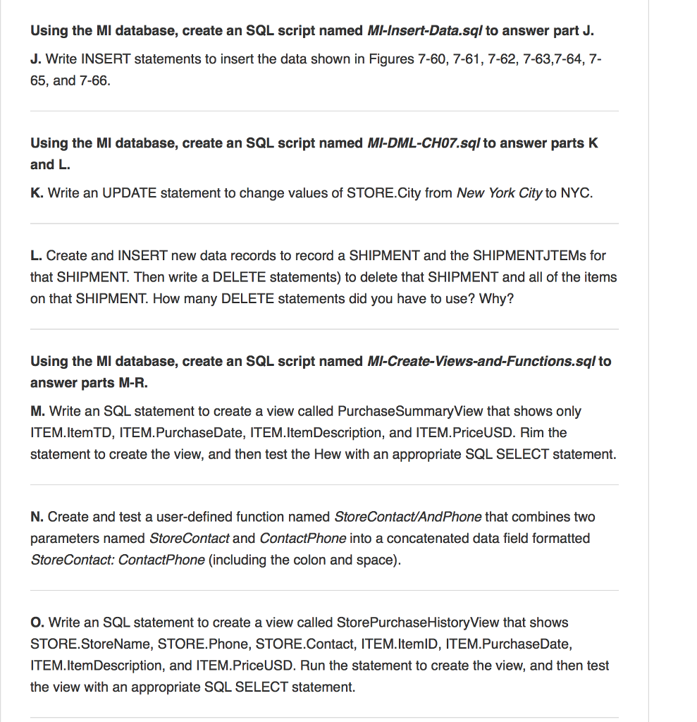 Solved Suppose that you have designed a database for Morgan | Chegg.com