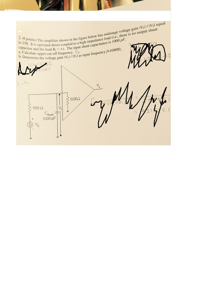 Solved The amplifier shown in the figure below has voltage | Chegg.com