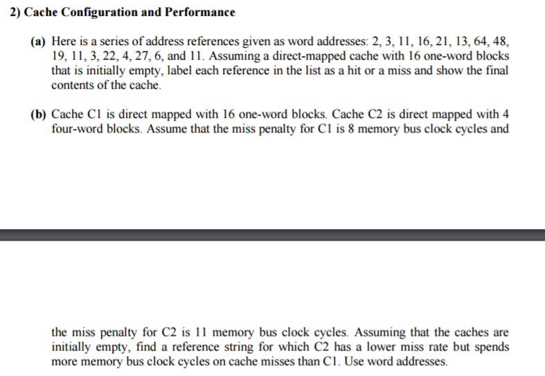 Solved Here is a series of address references given as word | Chegg.com