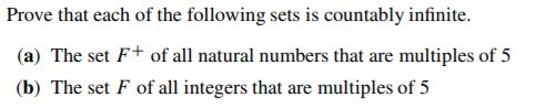 Solved Prove that each of the following sets is countably | Chegg.com