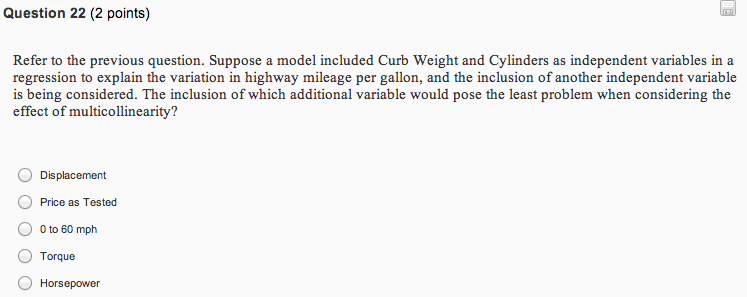 Solved A negative correlation coefficient means that large | Chegg.com