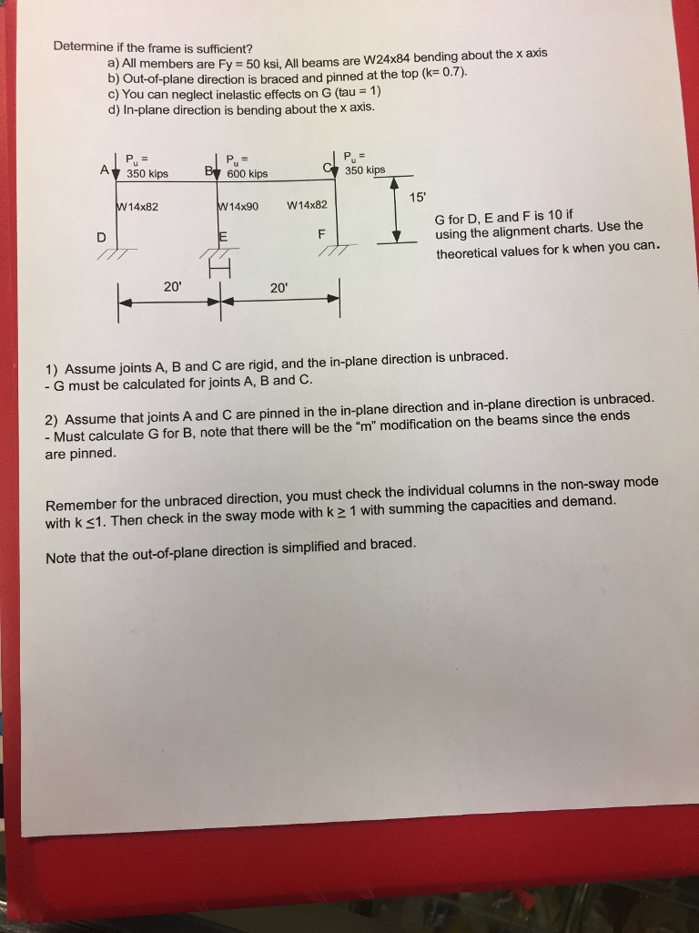 Solved Determine if the frame is sufficient? All members are | Chegg.com