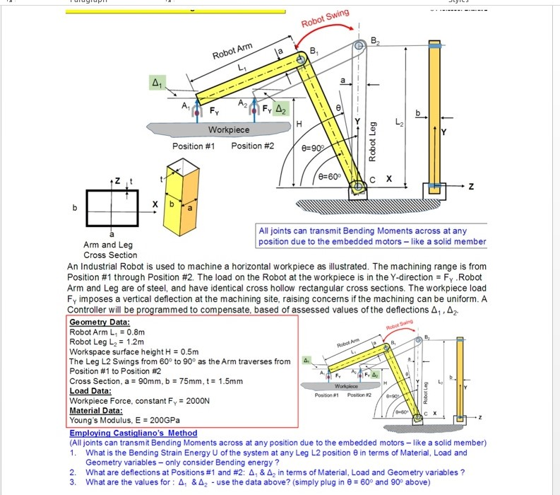 Solved An Industrial Robot is used to machine a horizontal | Chegg.com