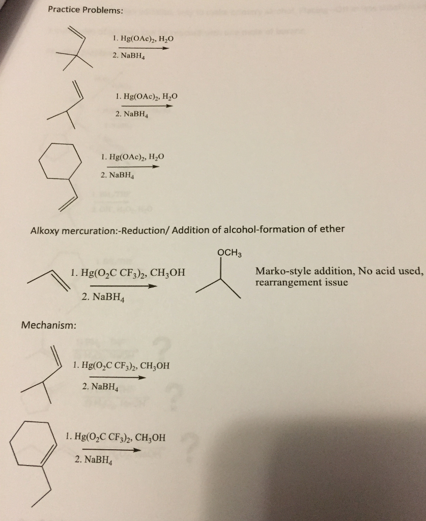 Solved What's the major product & mechanisms? Alkoxy | Chegg.com