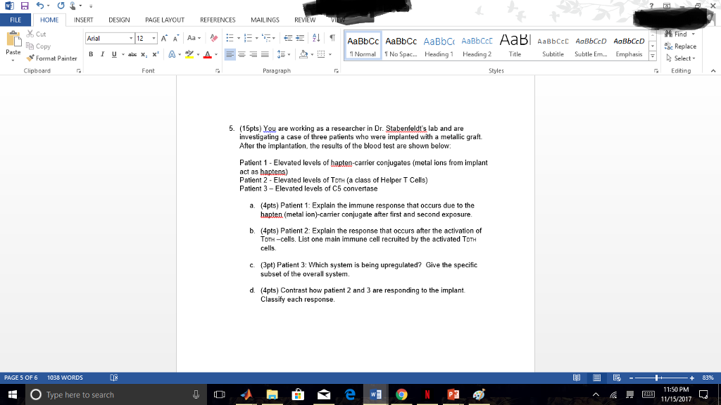 Solved File Home Insert Design Page Layout References