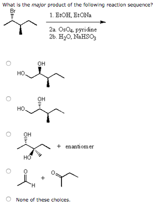 Solved What is the major product of the following reaction | Chegg.com