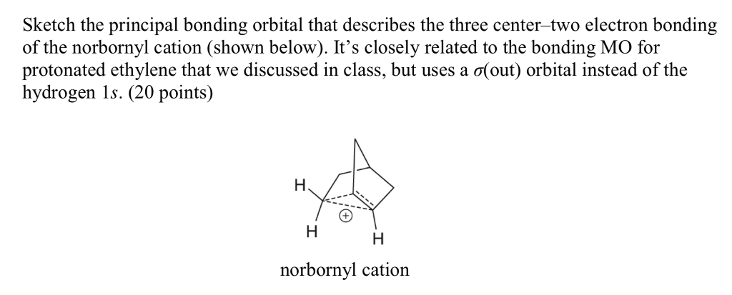 Solved Sketch the principal bonding orbital that describes | Chegg.com