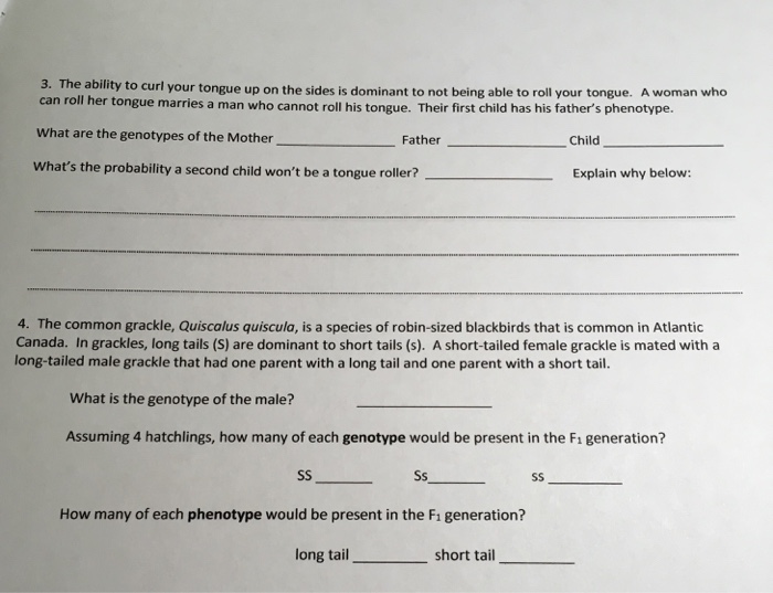 Solved The Ability To Curl Your Tongue Up On The Sides Is