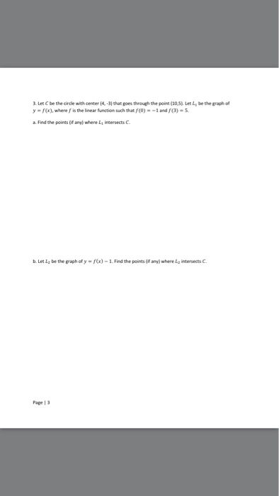 Solved What is the answer number 3a, and 3b?This topic is | Chegg.com