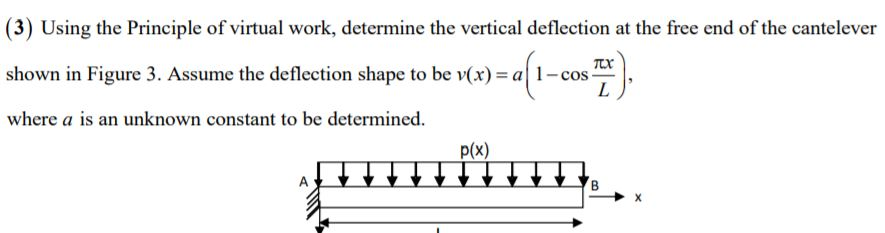 Solved (3) Using the Principle of virtual work, determine | Chegg.com