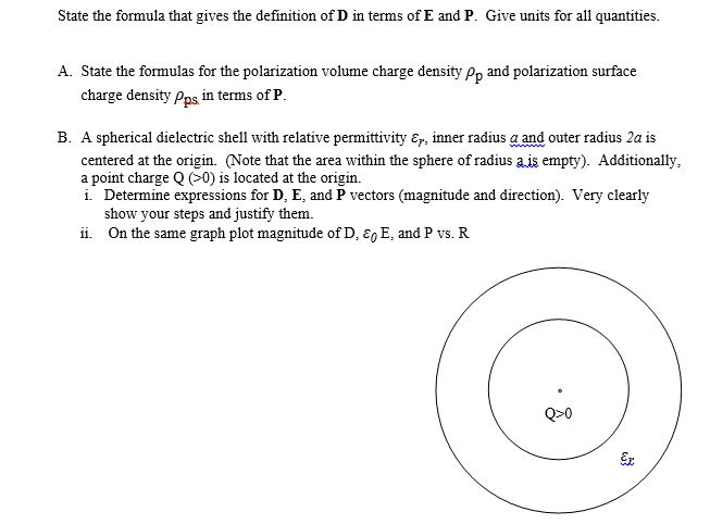 Solved State the formula that gives the definition of D in | Chegg.com