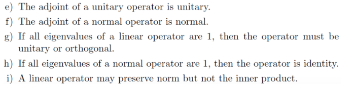 Solved The adjoint of a unitary operator is unitary. The | Chegg.com