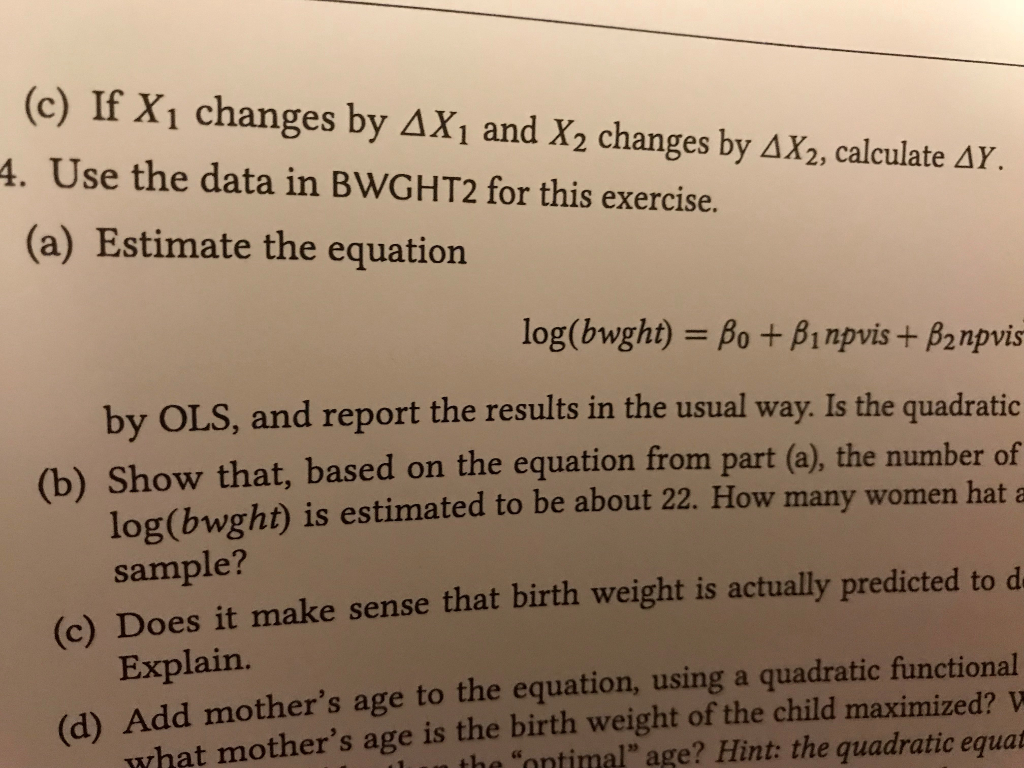 Solved Consider The Regression Model Yi B0 B1x1i