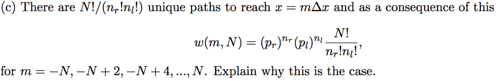 This problems involves a drifting random walk in | Chegg.com