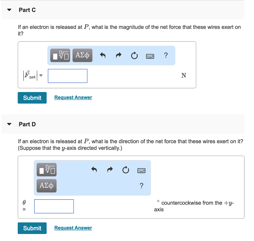 Solved Constants Two 1.20m nonconducting wires meet at a | Chegg.com