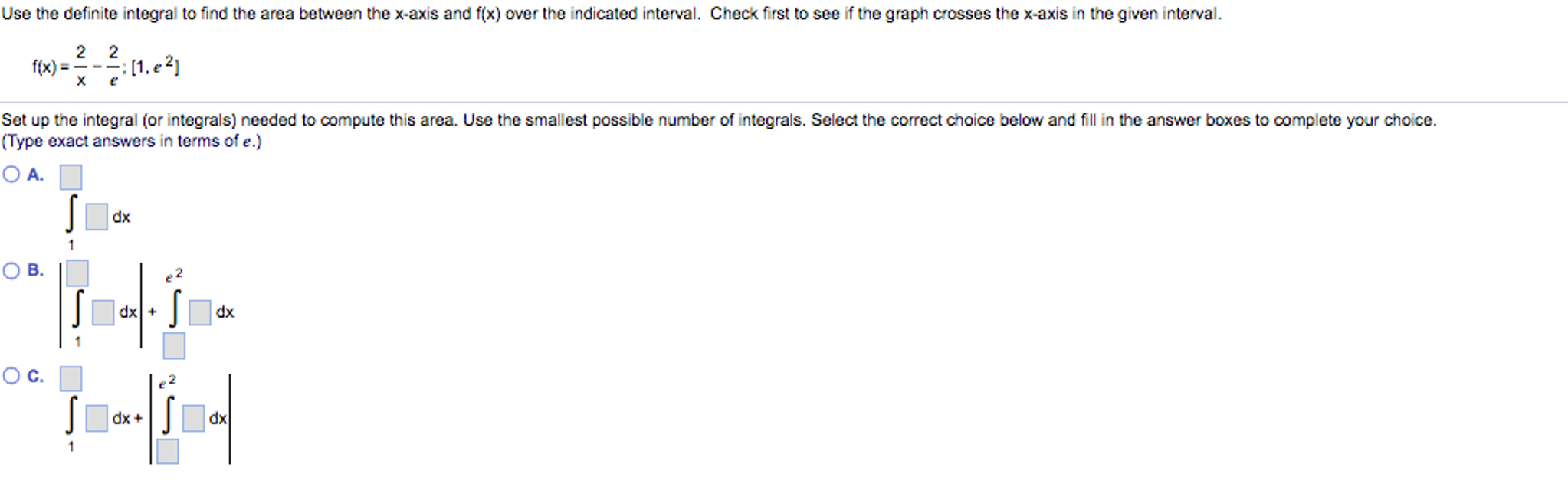 Solved Use the definite integral to find the area between | Chegg.com