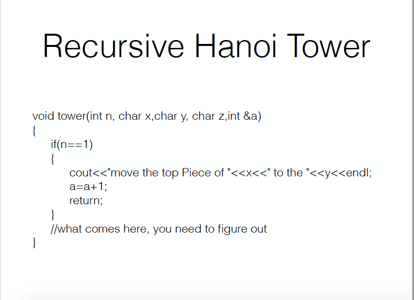 Solved Hanoi Tower You Are Given Three Towers A B And C