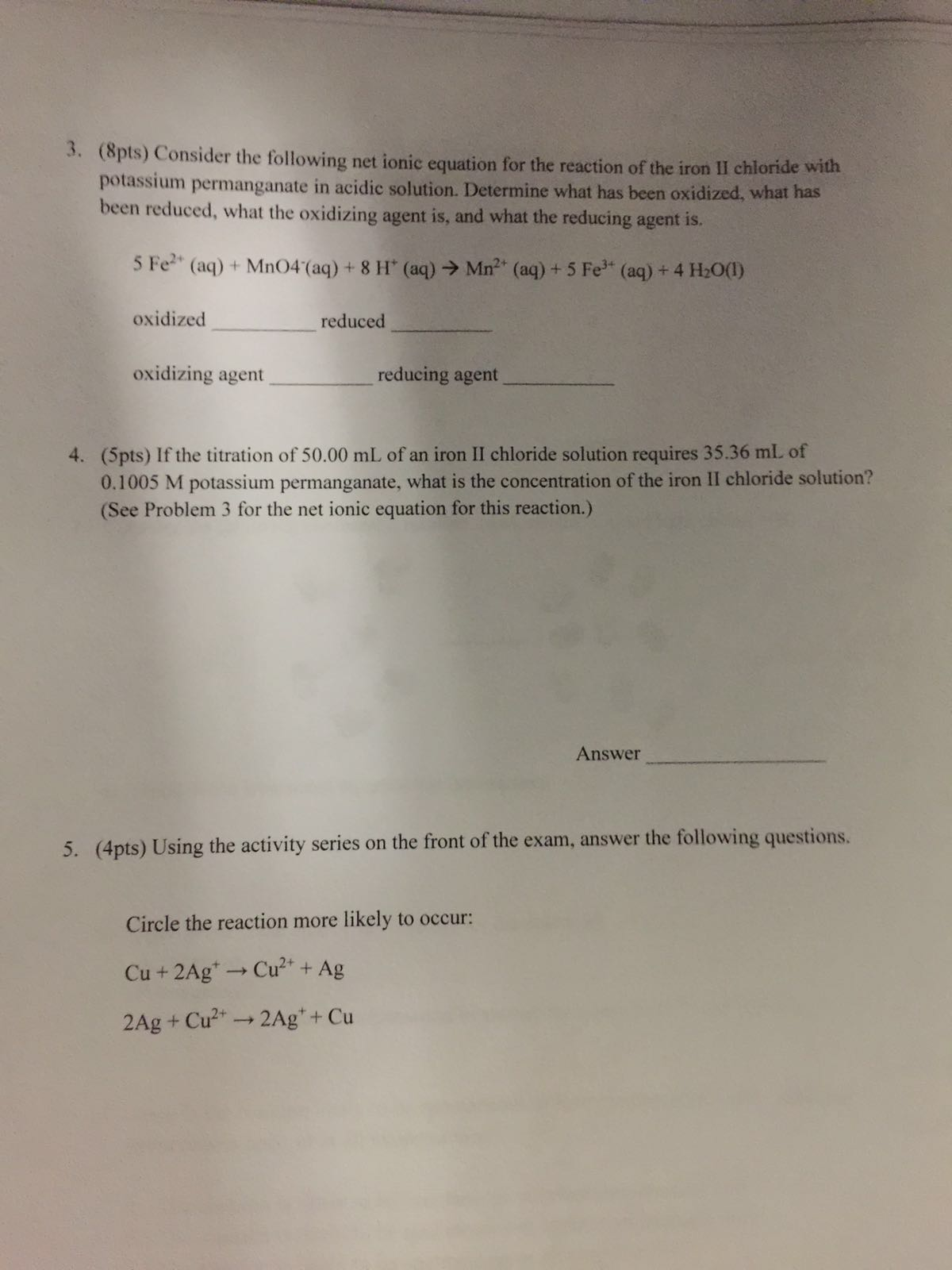 Solved Consider the following net ionic equation for the | Chegg.com