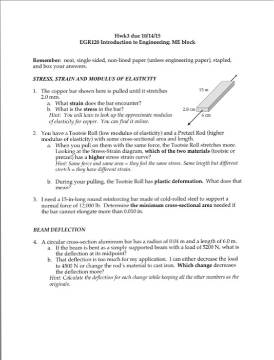Solved Neat, single sided, non-lined paper (unless | Chegg.com