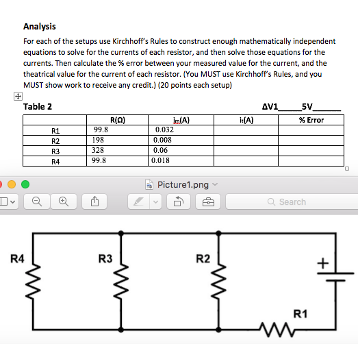 Solved For each of the setups use Kirchhoff's Rules to | Chegg.com