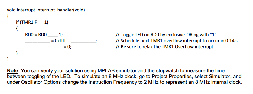 Solved 3 10 Points The Following Program Configures The