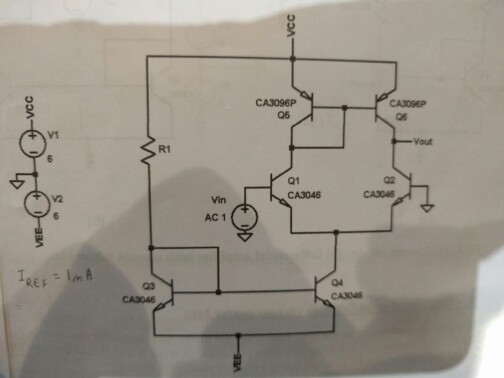 Solved pnp active load and current mirror | Chegg.com