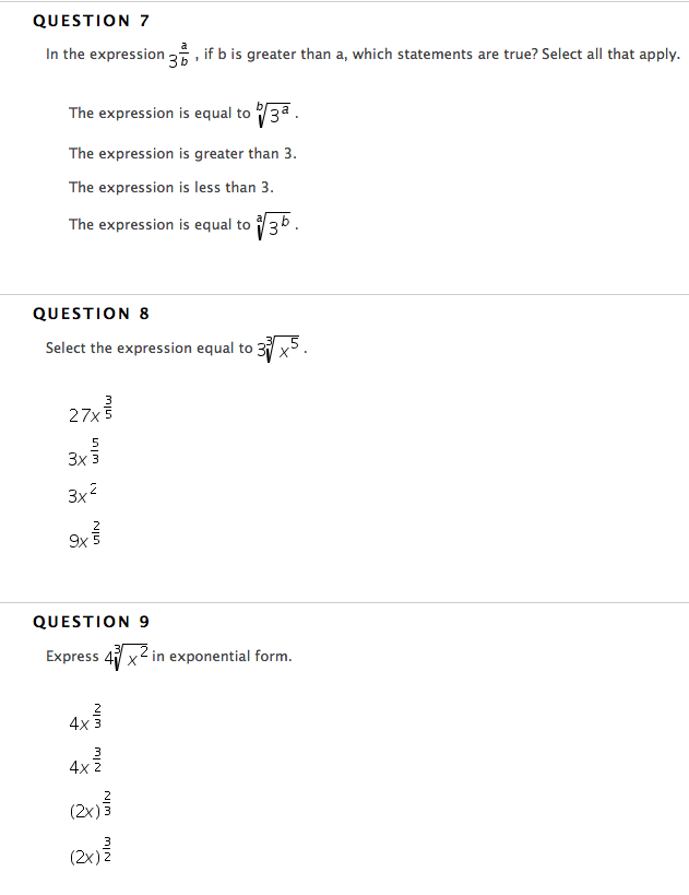 Solved Select the expression equal to . 12a2 12a 2a 2a2 | Chegg.com