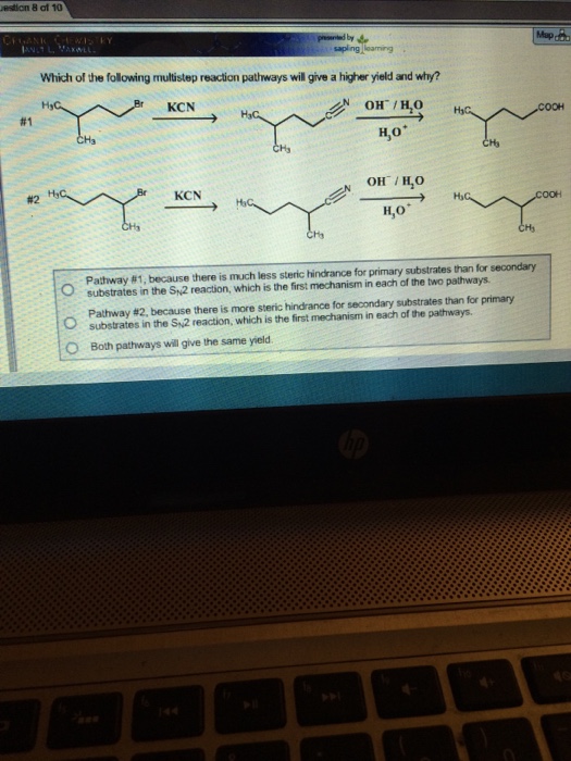 Solved Which of the following multistep reaction pathways | Chegg.com