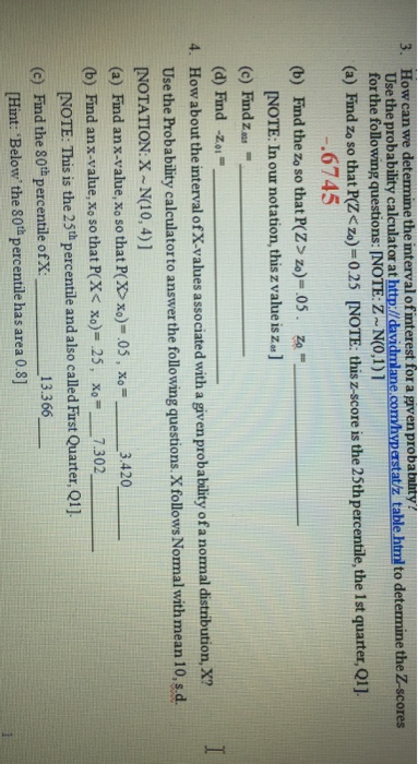 Solved How can we determine the interval of interest for a | Chegg.com