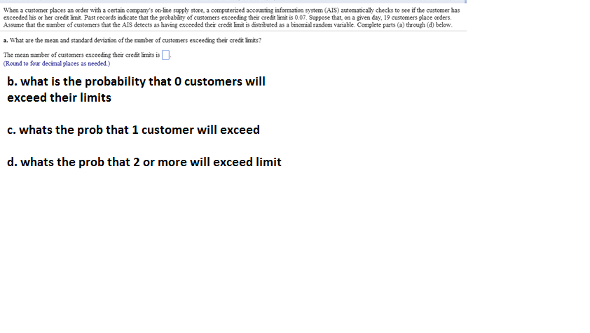 Solved When a customer places an order with a certain | Chegg.com
