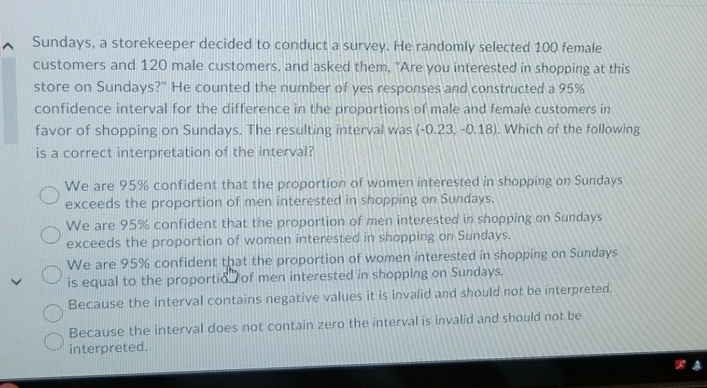 Solved Seth Hadley: Attempt 1 The margin of error is a | Chegg.com