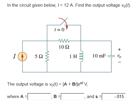 Solved In the circuit given below, 12 A. Find the output | Chegg.com