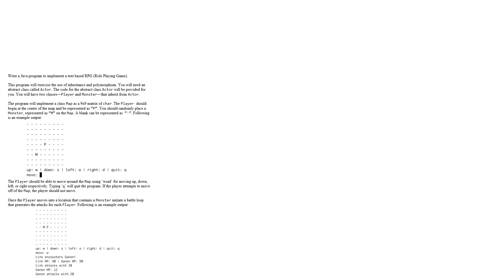 public abstract class Actor { // character | Chegg.com