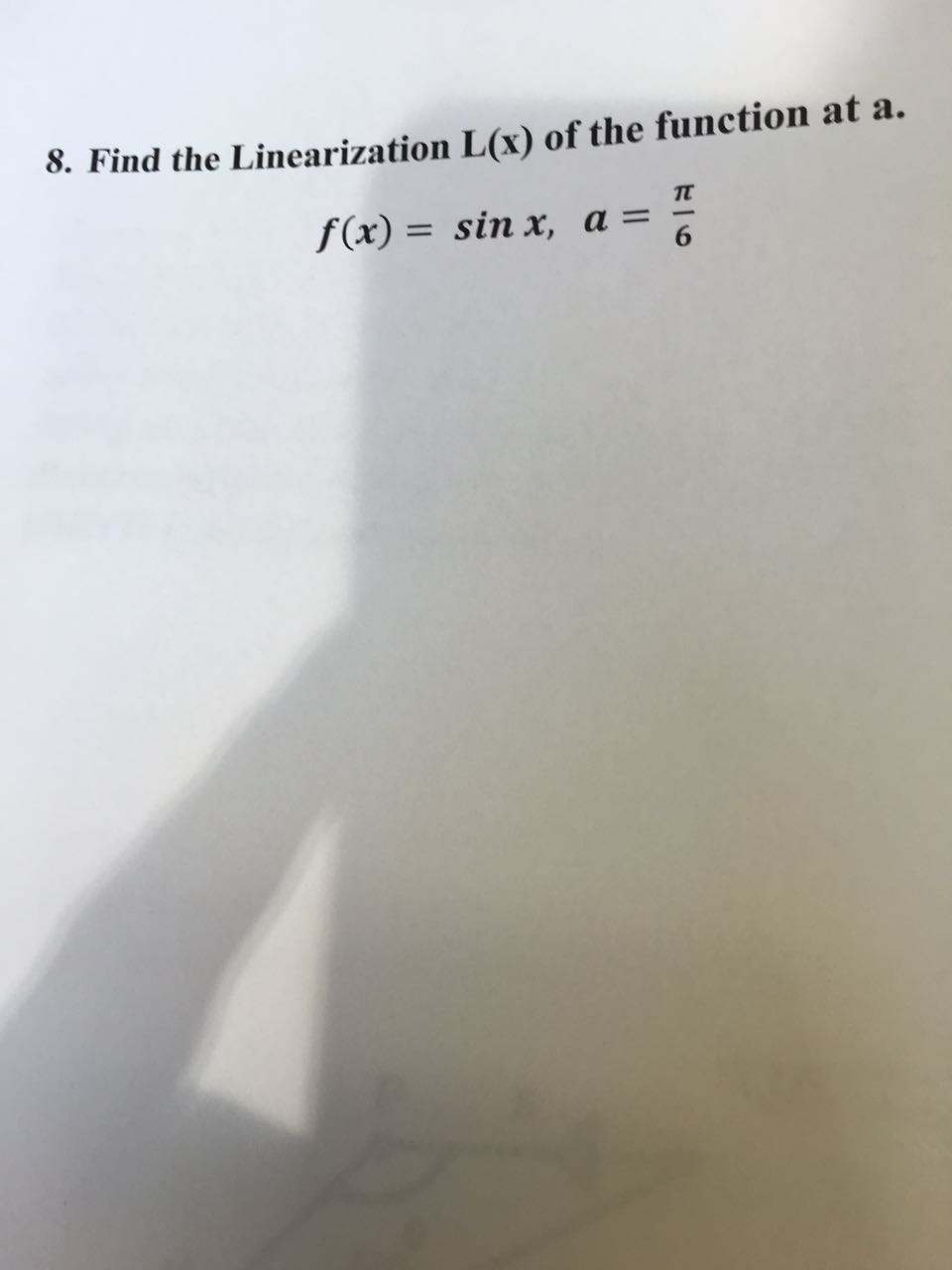 Solved Find the Linearization L(x) of the function at a. | Chegg.com