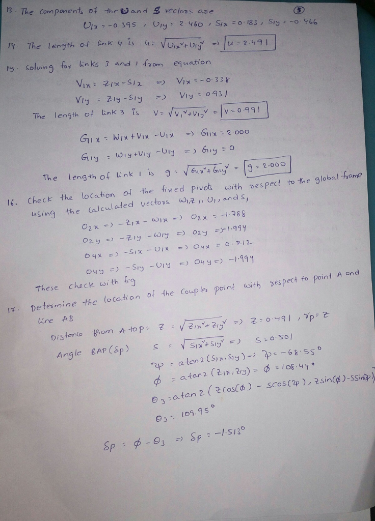 (Solved) - Design a linkage to carry the body in Figure P5-3 through ...