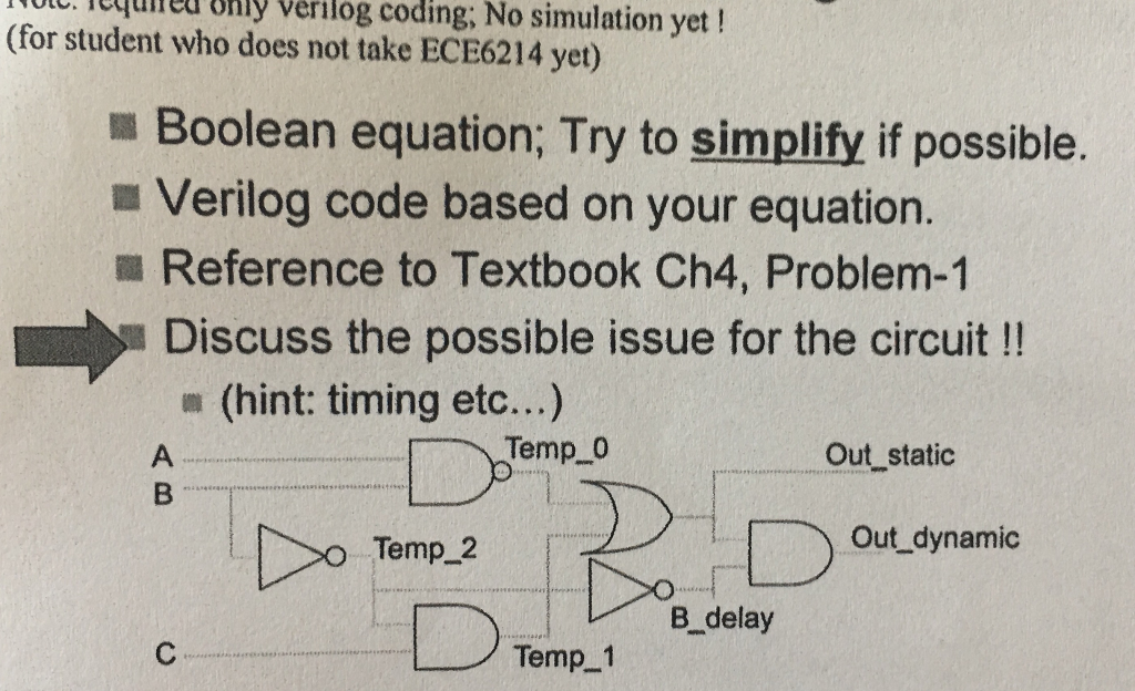 Solved Boolean equation: Try to simplify if possible. | Chegg.com