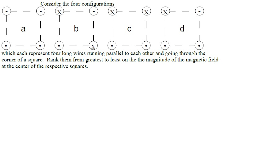 Solved Consider the four configurations which each | Chegg.com