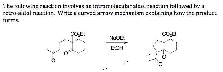 Solved The following reaction involves an intramolecular | Chegg.com