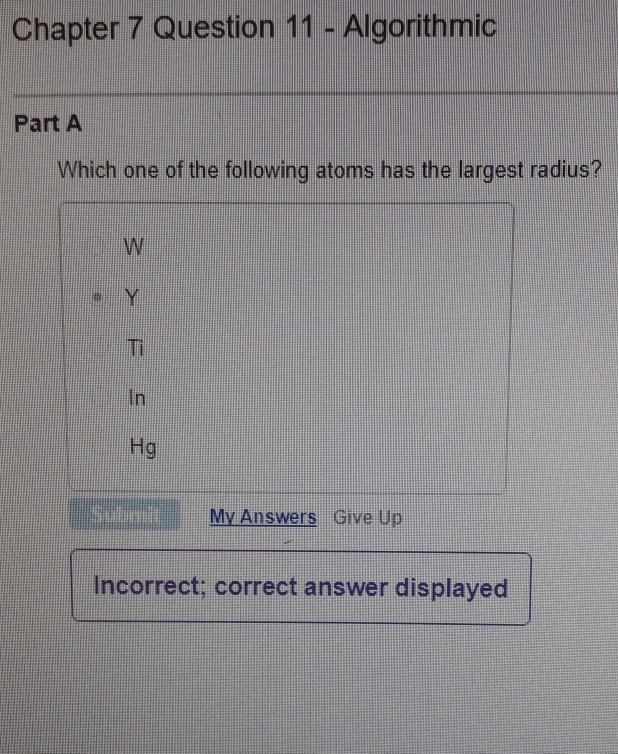 Solved Chapter 7 Question 11 - Algorithmic Part A Which one | Chegg.com