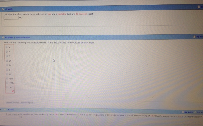 Calculate The Electrostatic Force Between An Ion And