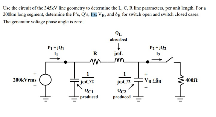 2. Ref: AC Transmission Lines (Total 20pts) 345kV | Chegg.com
